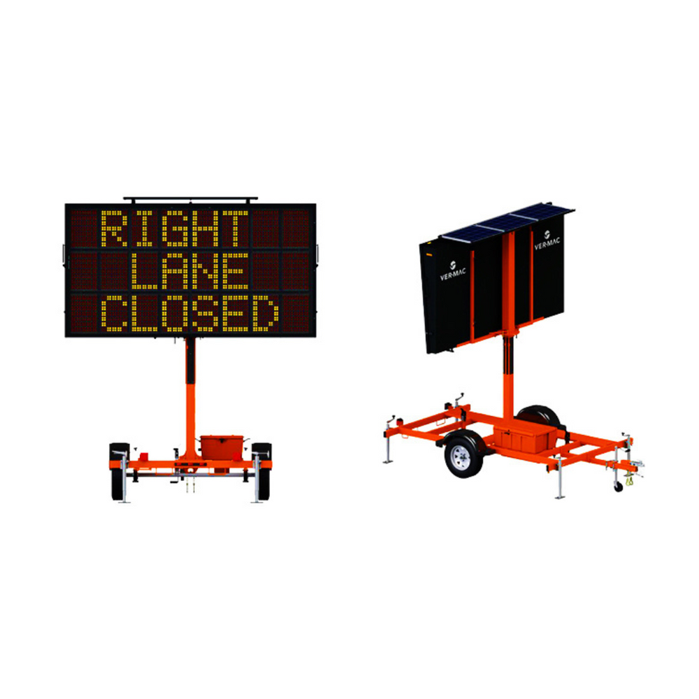 Ver-Mac PCMS-1210 3-Line Portable Message Board - Coral Sales