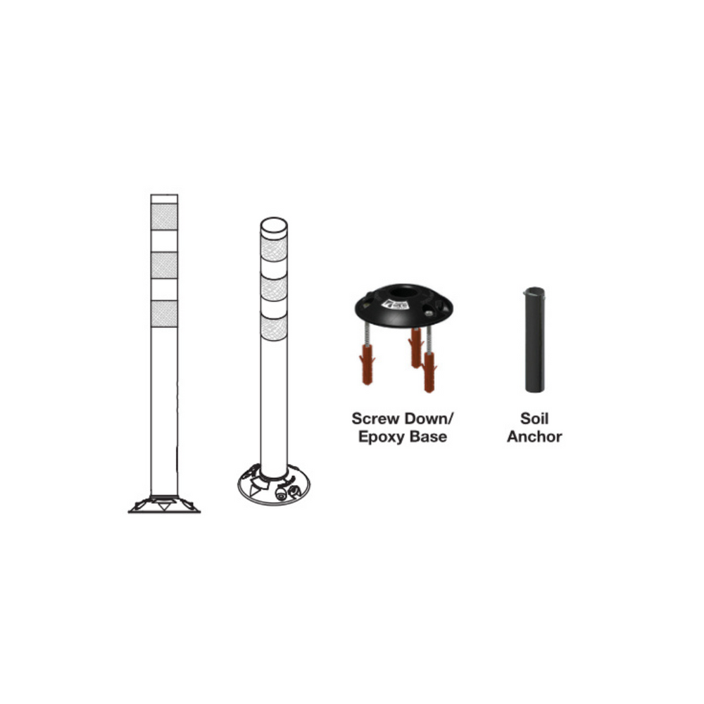Dura-Post Delineator - Coral Sales